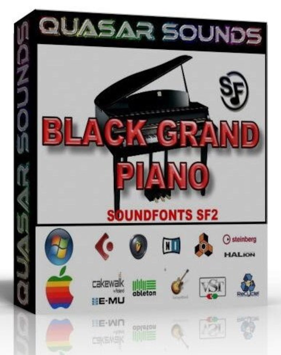 Black Grand Piano Soundfont Sf2 Music Production Sample Library for ...