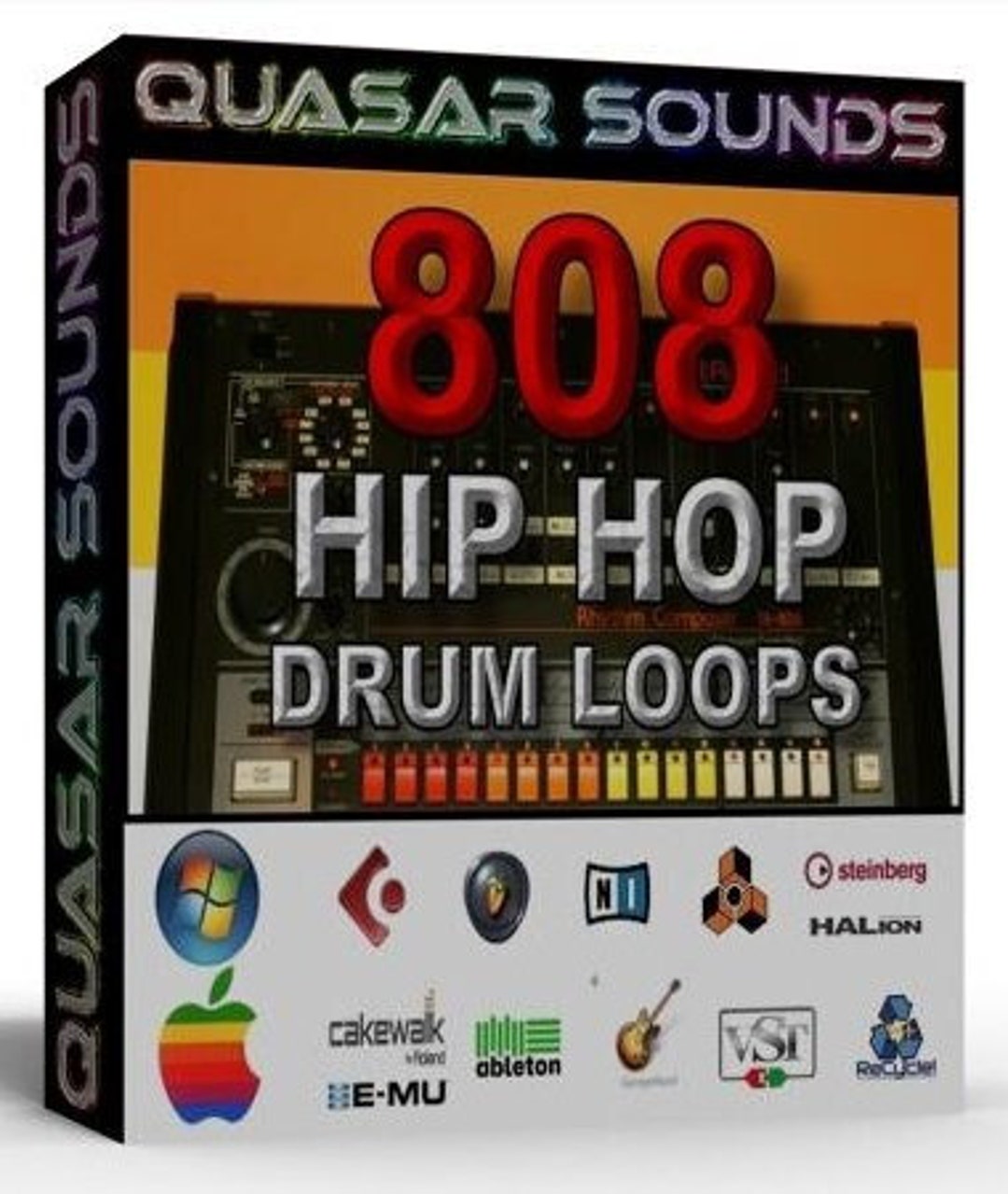 808 Hip Hop Drum Loops and Construction Kit - Etsy