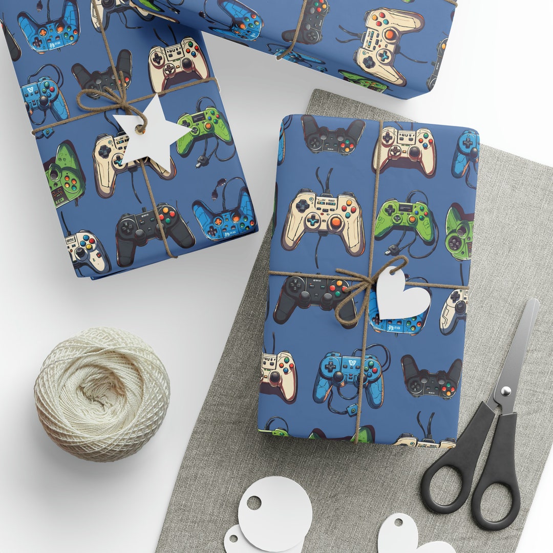 Video Games Wrapping Paper 5th Birthday 3rd Birthday 4th - Etsy