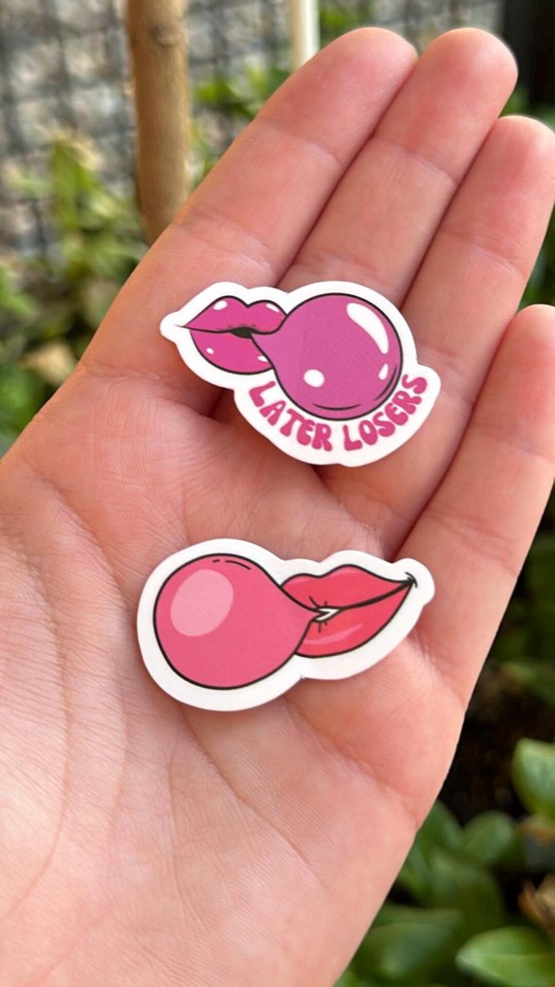 Blowing Bubbles Sticker: Y2K Sassy Waterproof Vinyl Decal - Etsy