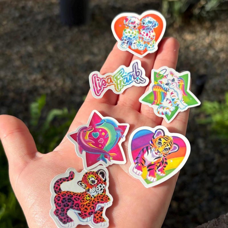 Lisa Frank Stickers - Etsy