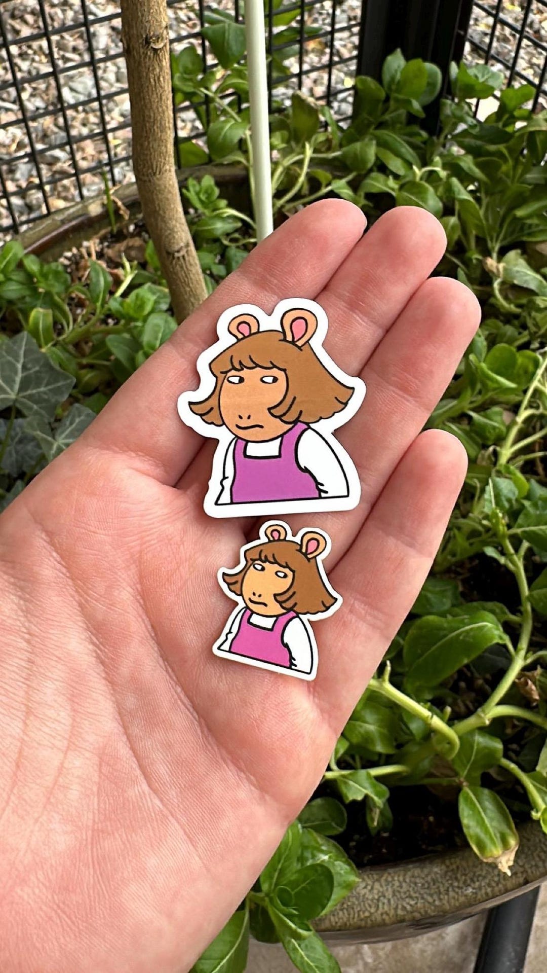 DW Side Eye Meme Sticker: 90s Arthur Waterproof Laptop Sticker - Etsy