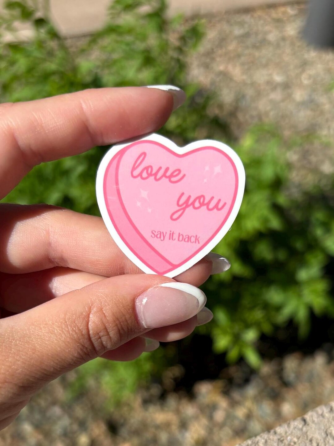 Love You Say It Back Sticker: Funny Waterproof Laptop Decal - Etsy