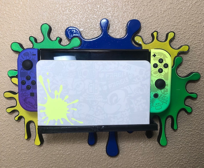 Wall Mount for Switch- Splatoon(splats) Edition - Etsy