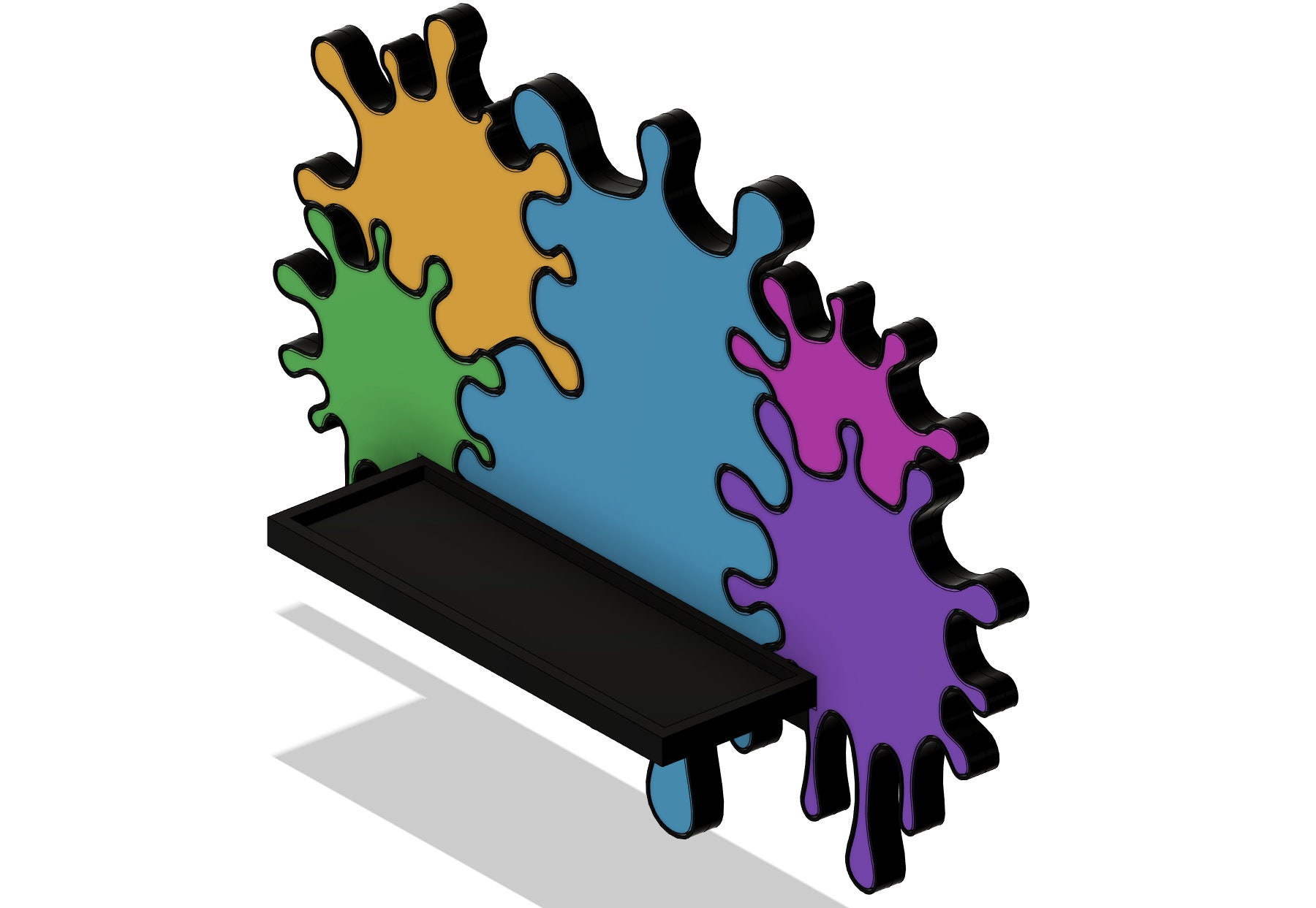 Wall Mount for Switch- Splatoon(splats) Edition - Etsy