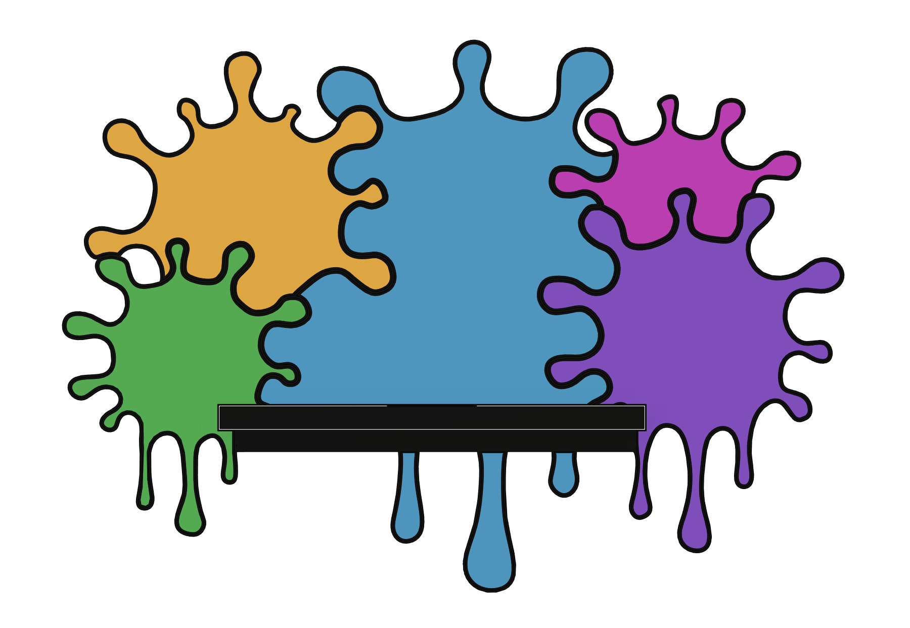 Wall Mount for Switch- Splatoon(splats) Edition - Etsy