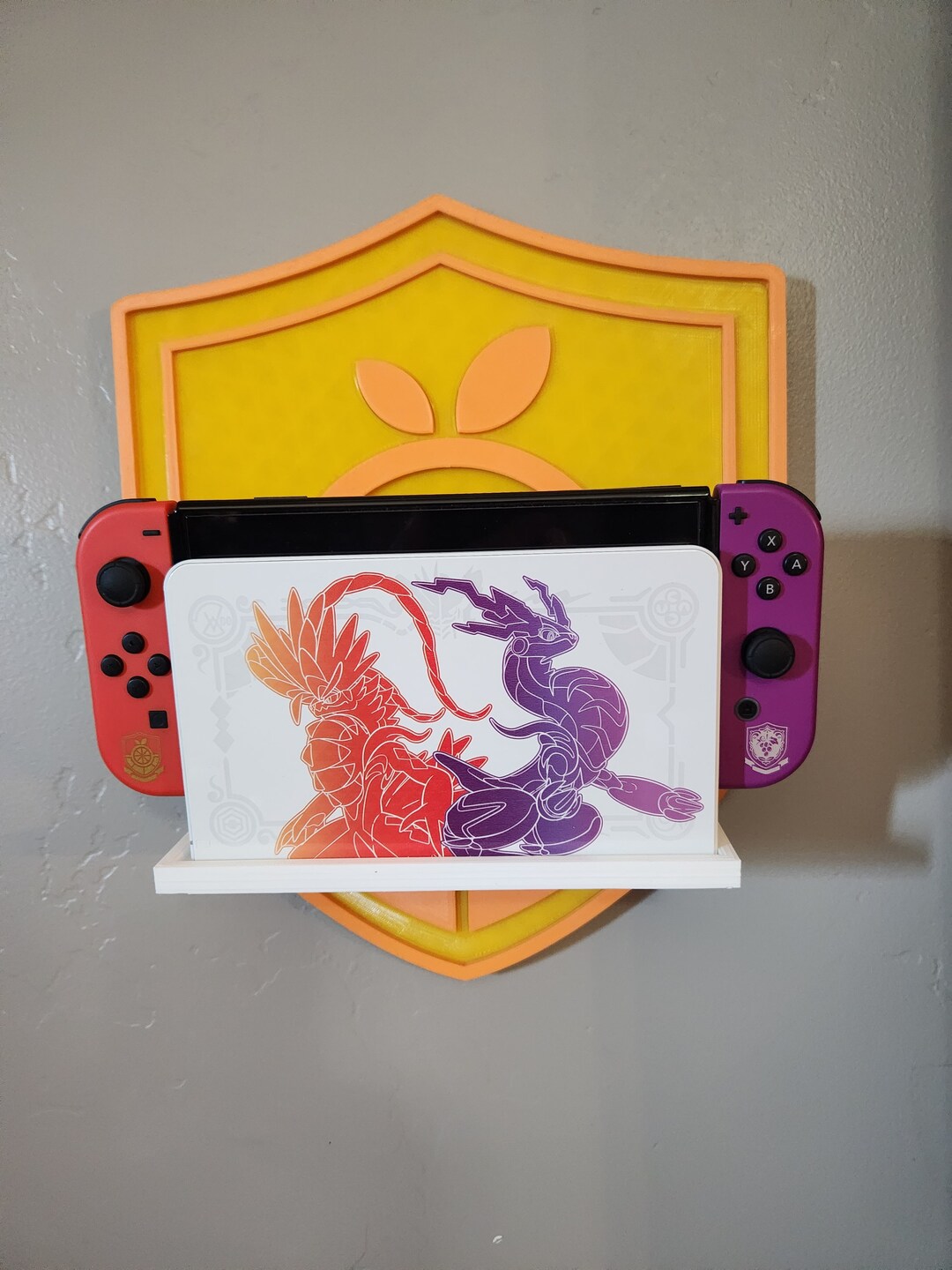 Wall Mount for Switch Dock-pokemon Scarlet (naranja) Edition - Etsy