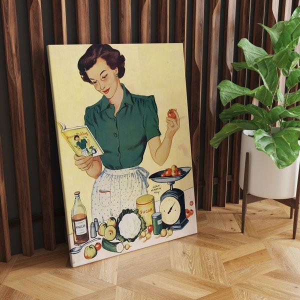 Funny Retro Kitchen Wall Art - Etsy