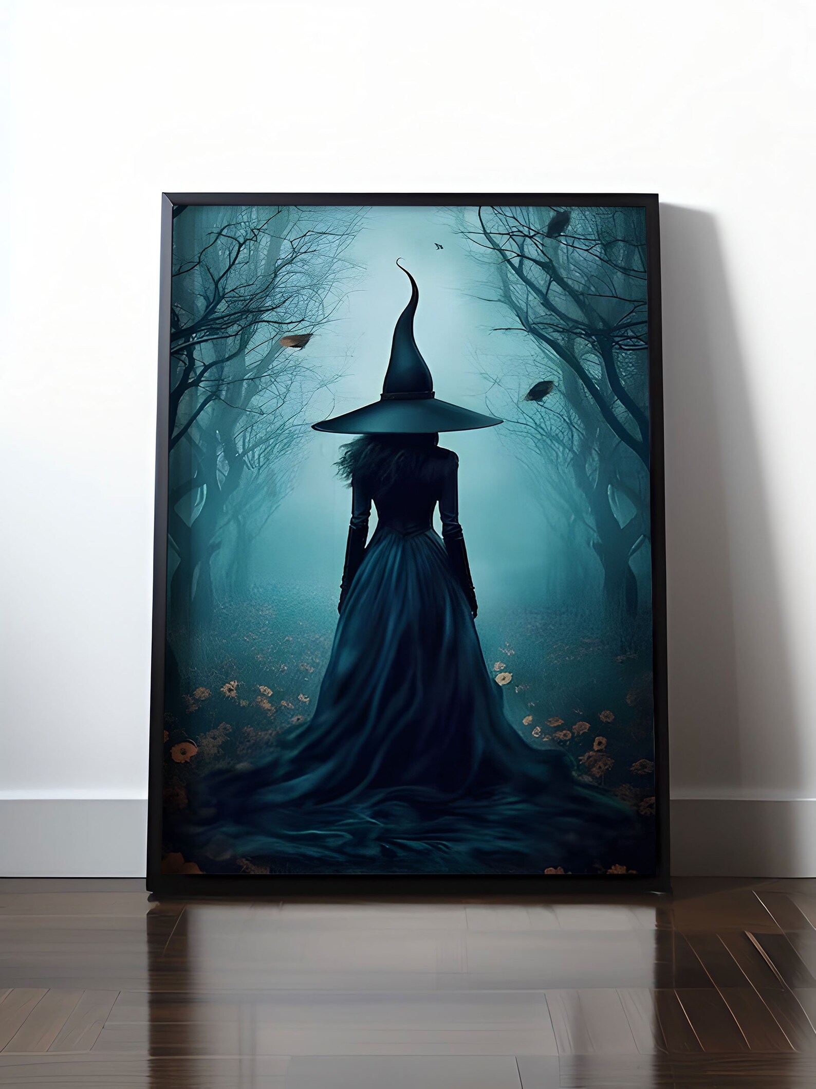 Surreal Witch Art Halloween,fall Decor, Witch Ai Prints, Ai Created, Ai ...