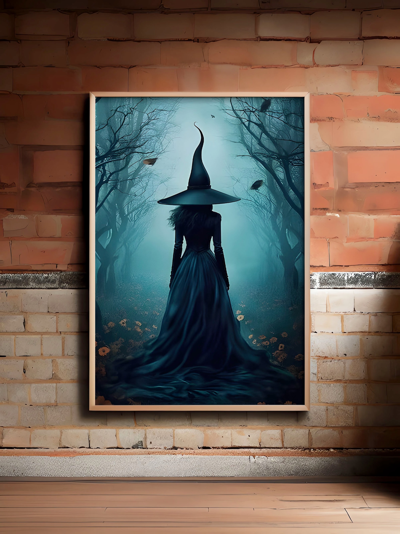 Surreal Witch Art Halloween,fall Decor, Witch Ai Prints, Ai Created, Ai ...