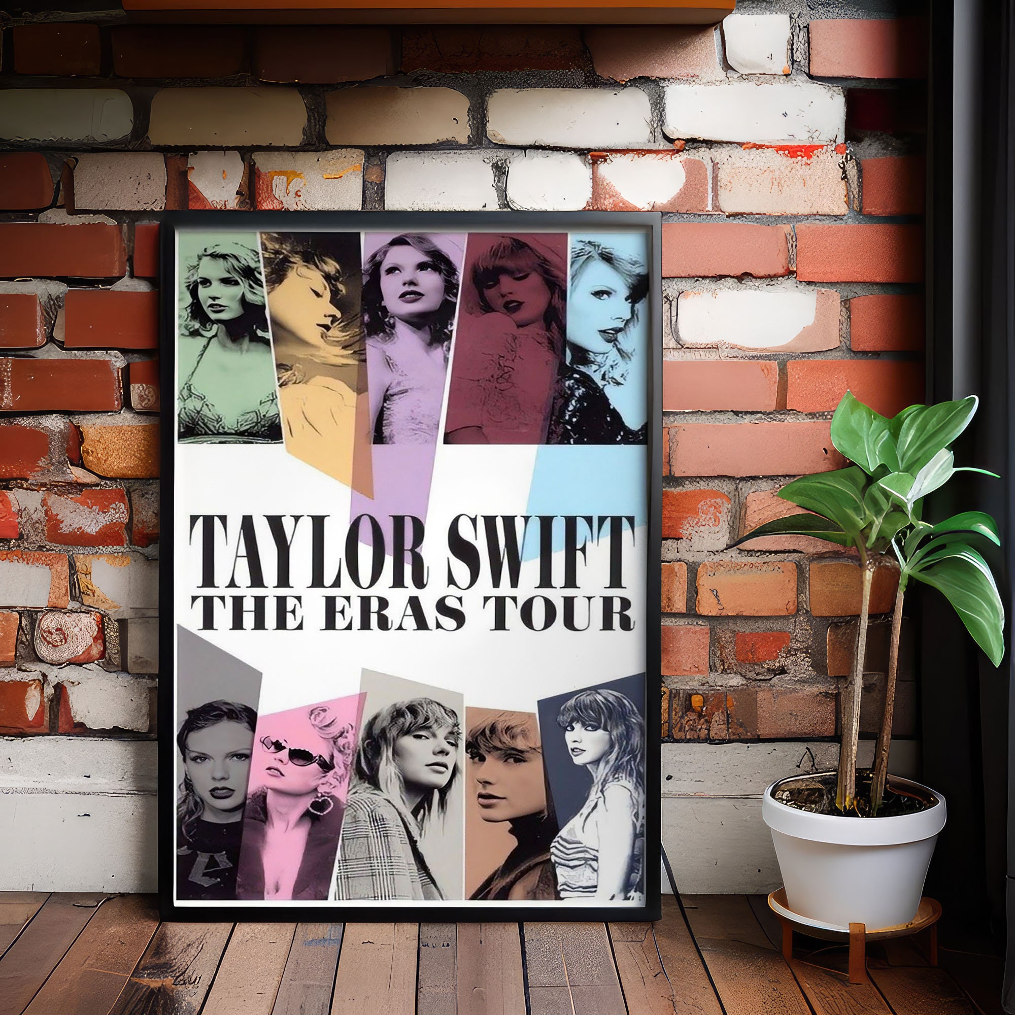 The Eras Tour Taylor Canvas, Taylor Poster, Taylor Wall Art sold by ...