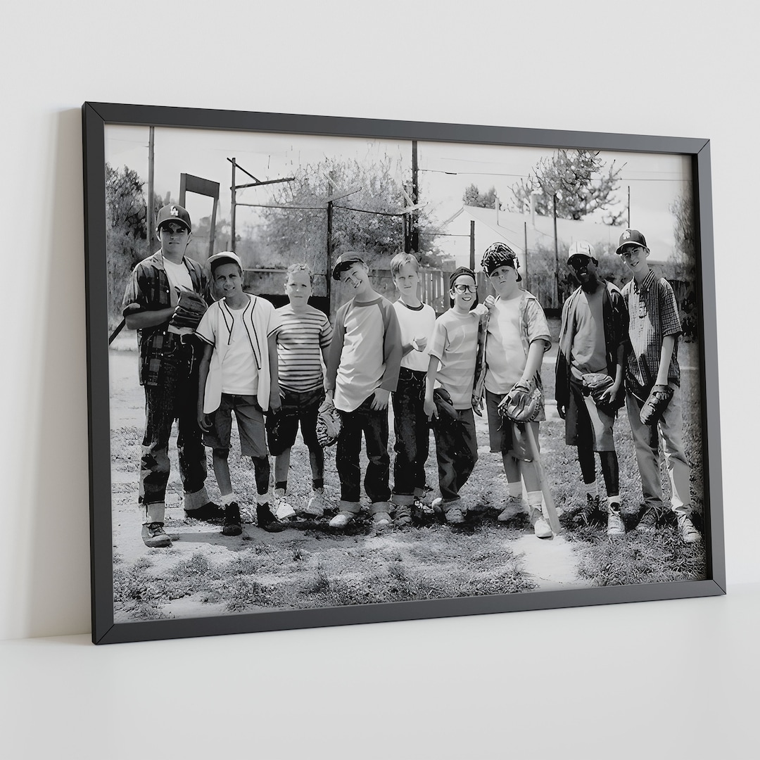 The Sandlot Movie Poster, Retro Movie Poster, Midcentury Wall Art ...