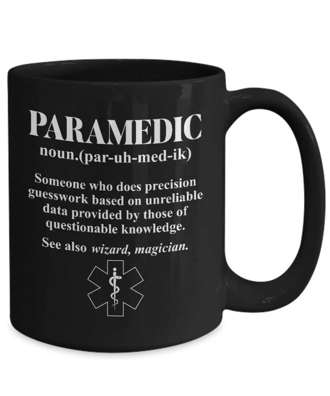 Paramedic Career Definition Mug Paramedic Gift, Gift for New Graduate ...