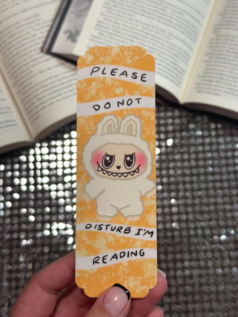 Labubu Inspired Blind Bag Bookmark - Glossy Paper and Laminated ...