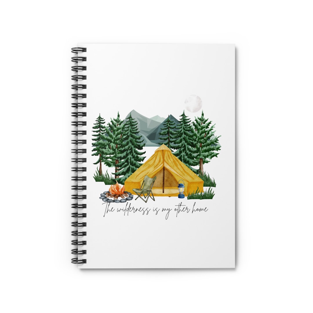 Spiral Notebook Ruled Line Wilderness on White Wilderness My Other Home ...