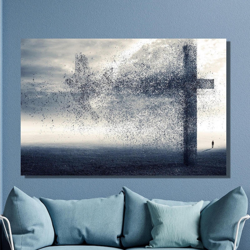 Cross Canvas - Etsy