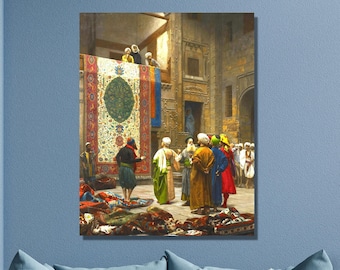 Jean Leon Gerome the Carpet Merchant Print Poster - Etsy