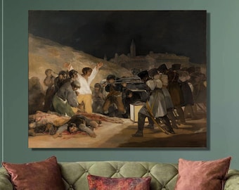 The Third of May 1808 by Francisco Goya Canvas Art Print Painting ...