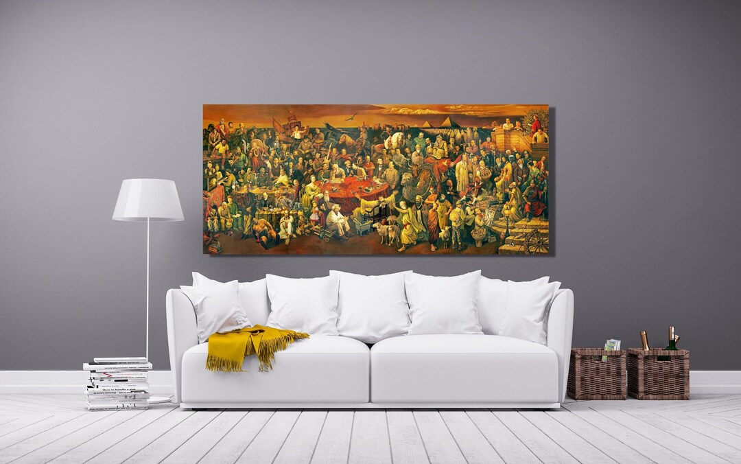 Famous People Canvas Art Print: Living Room Wall Decor - Etsy UK