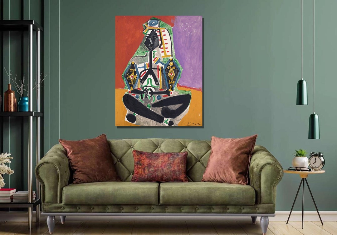 Pablo Picasso Jacqueline in Turkish Costume Art Print,picasso Canvas ...