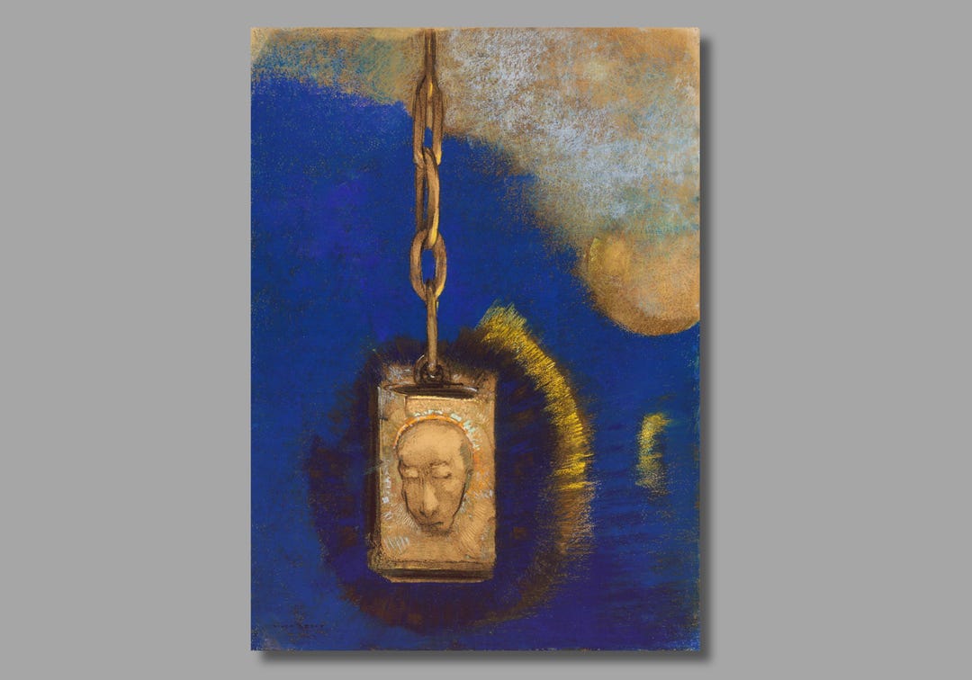 Odilon Redon the Beacon Canvas Print, Symbolism Art, Home Decor - Etsy