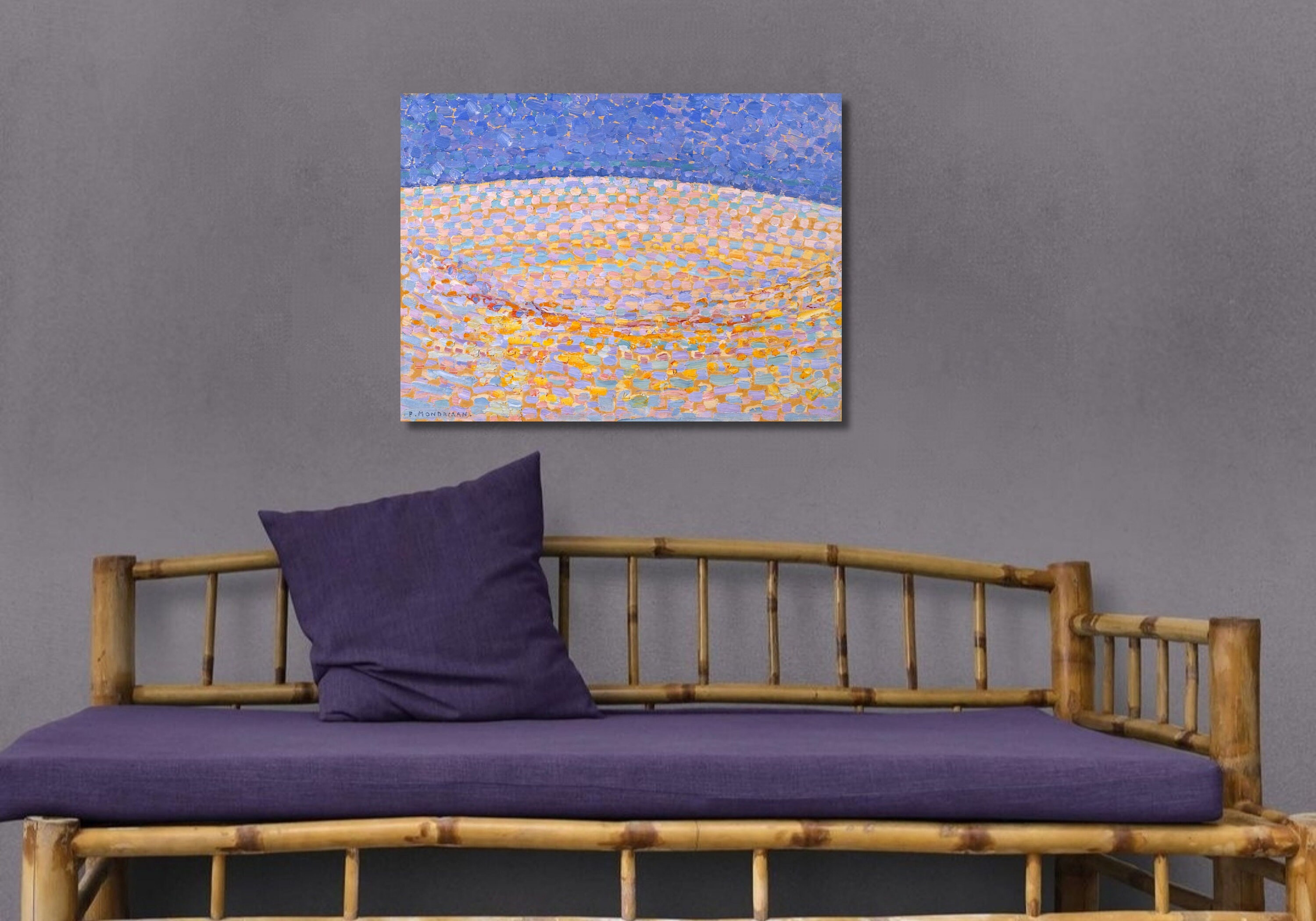 Piet Mondrian Dune III 1909 Art Print, Piet Mondrian Artwork, Canvas ...