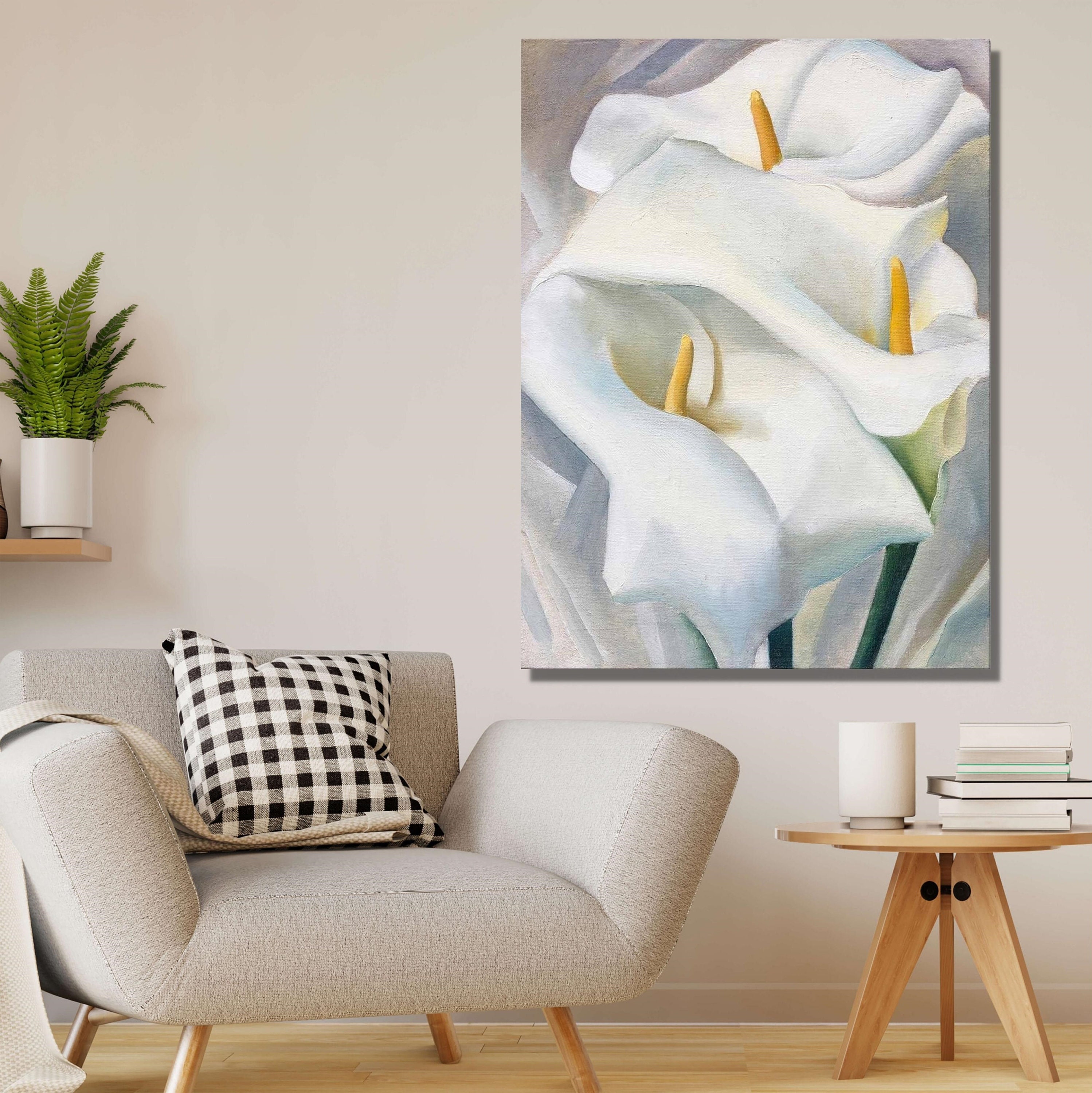 Georgia O'keeffe Calla Lilies Art Printgeorgia Okeeffe - Etsy