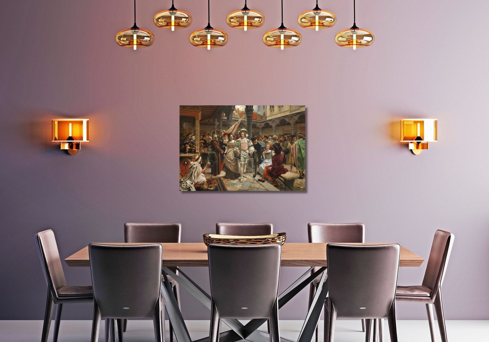 Old Stock Exchange in Antwerp Canvas Wall Art, Fair Scene - Etsy