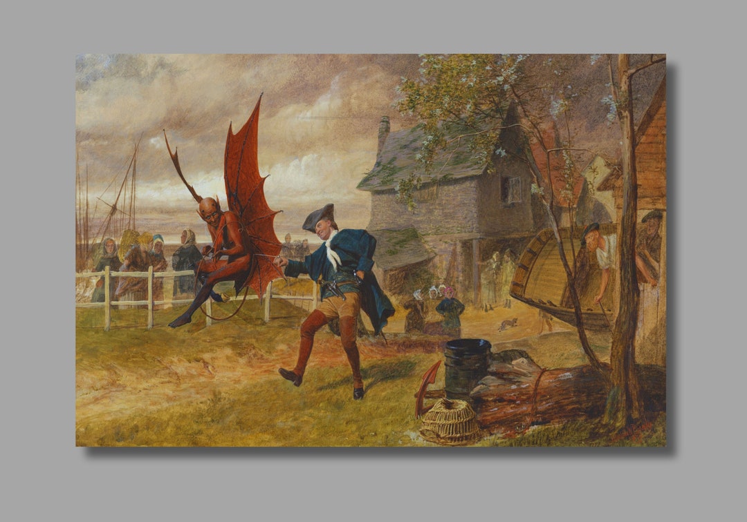 The Devil Awa Wi the Exciseman, 1870 by Valentine Walter Bromley ...