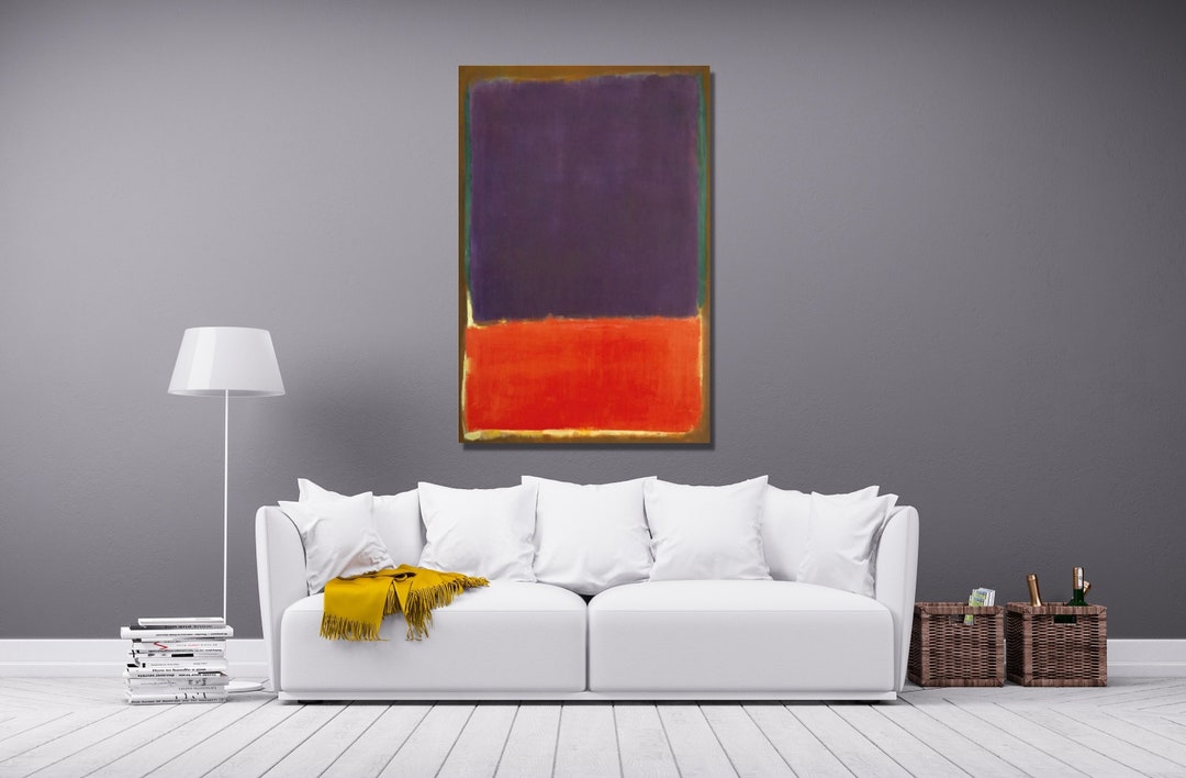Mark Rothko No 14 1951 Art Print,canvas Wall Art,rothko Art Museum ...