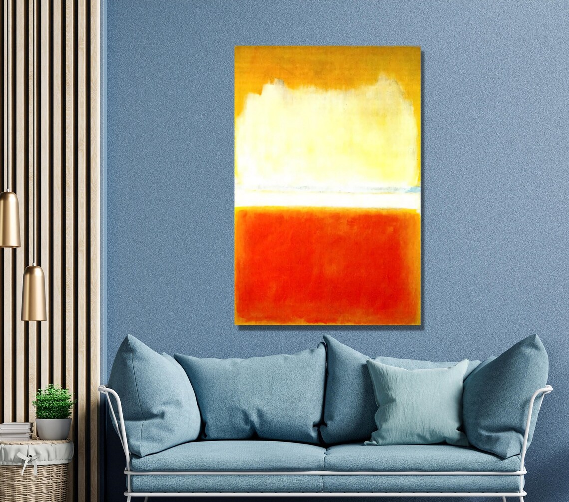 Mark Rothko No.8 Art Print, Reproduction Painting,mark Rothko Canvas ...