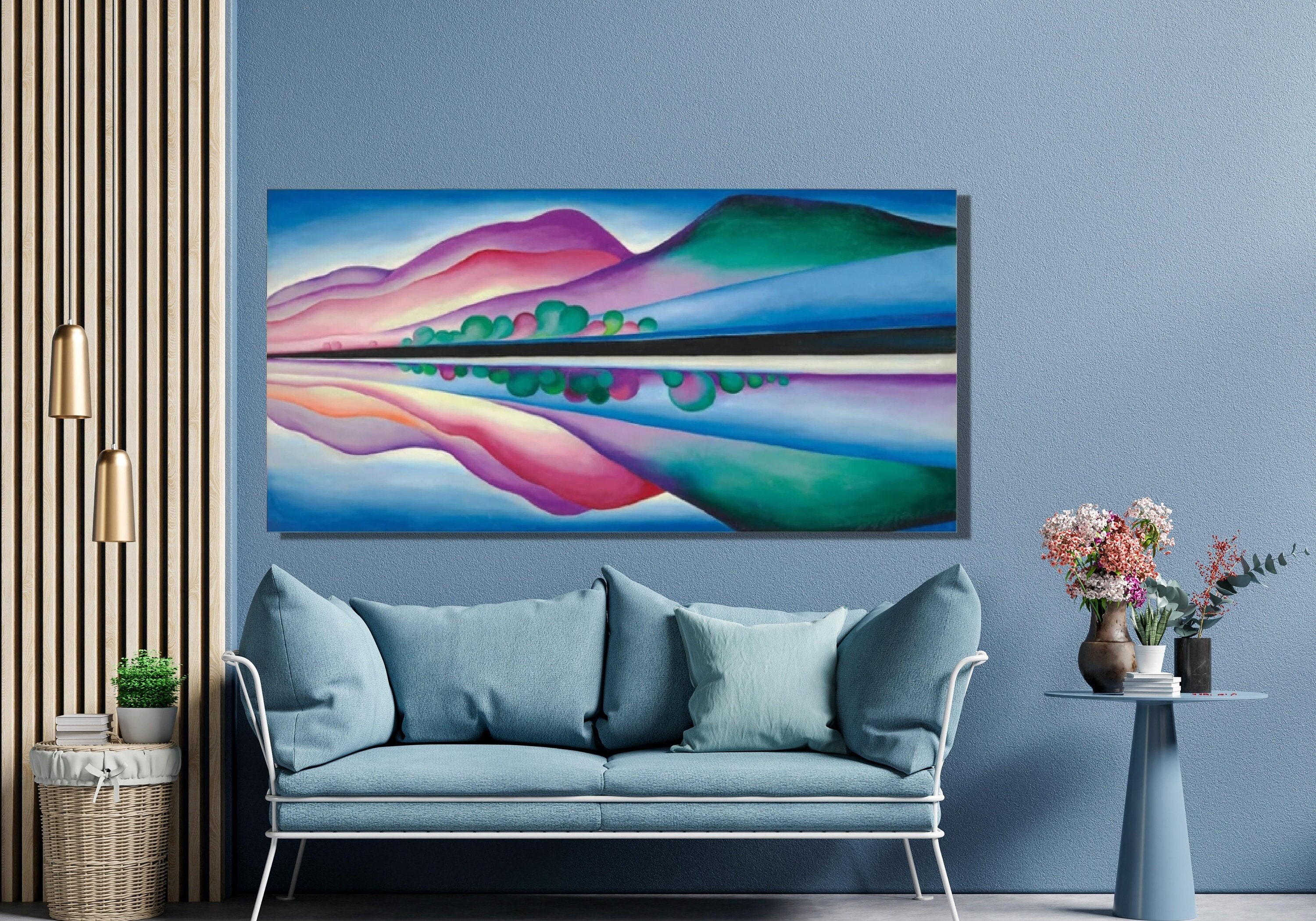 Georgia O'keeffe Lake George Reflection Art Print - Etsy