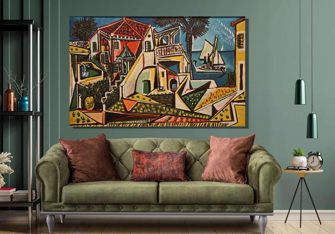 Pablo Picasso Mediterranean Landscape, 1953 Art Print, Pablo Picasso ...
