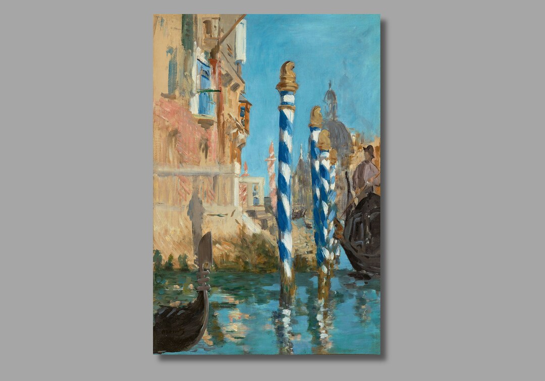 Edouard Manet the Grand Canal in Venice Art Print, Canvas Print,edouard ...