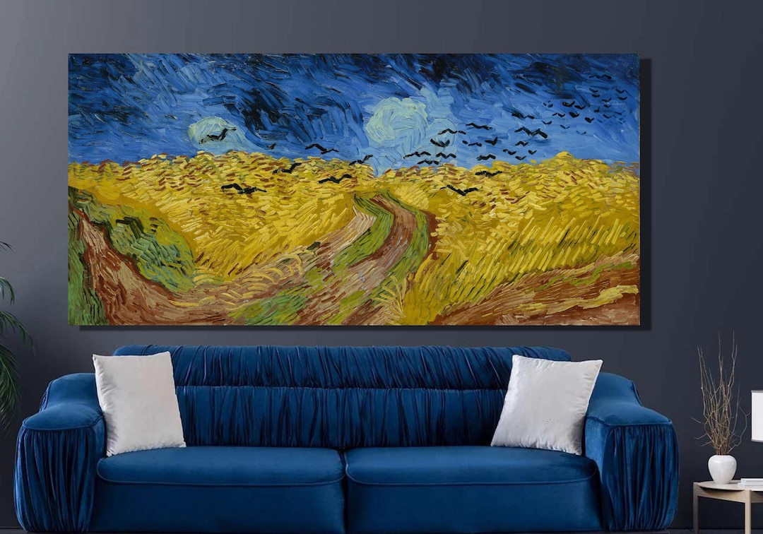 Vincent Van Gogh Wheatfield With Crows Art Print,vincent Van Gogh ...
