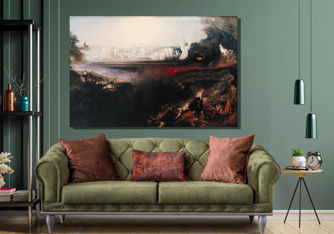 John Martin the Last Judgement Art Print, John Martin Canvas Wall Art ...