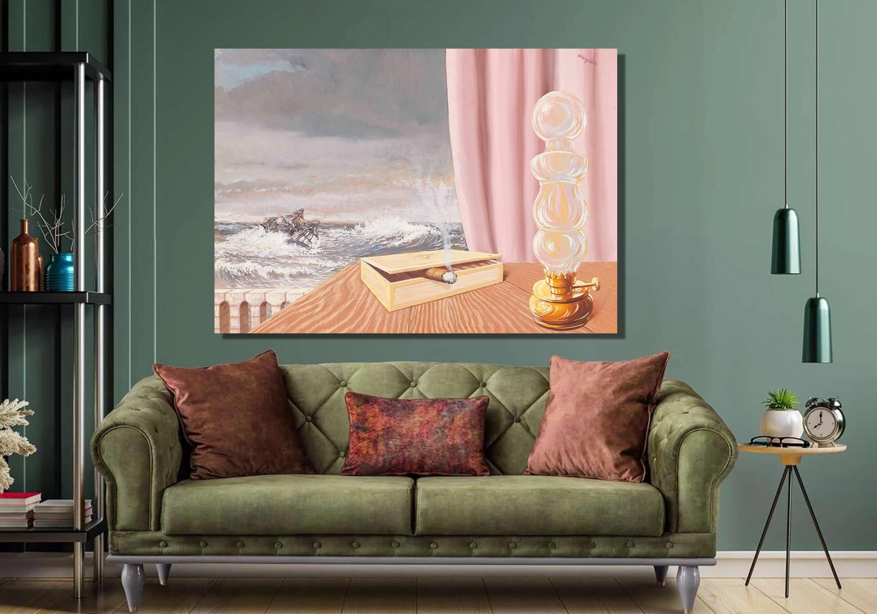 Rene Magritte the Difficult Crossing Art Print René Magritte - Etsy