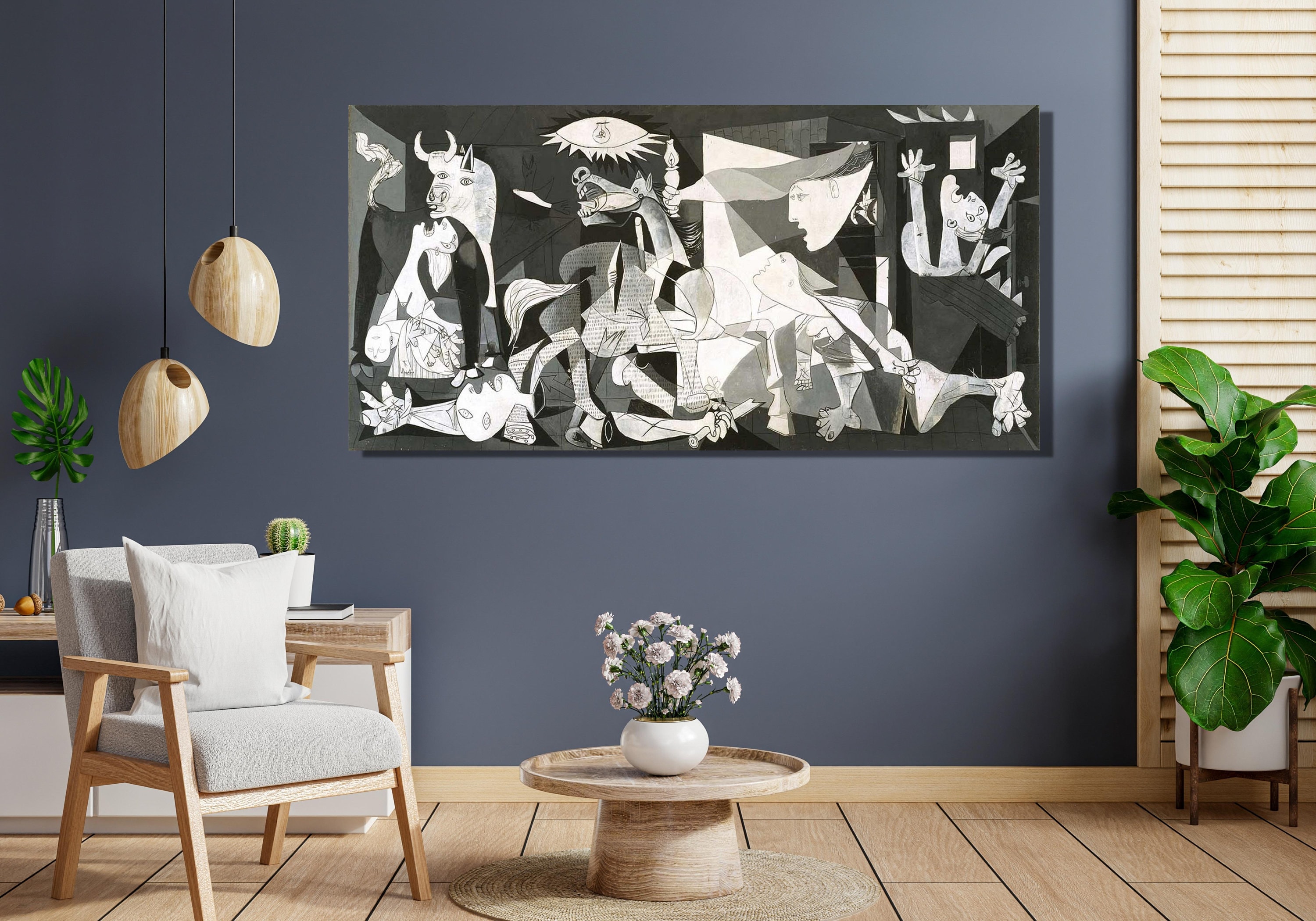 Pablo Picasso Guernica Art Printpablo Picasso Canvas Wall - Etsy