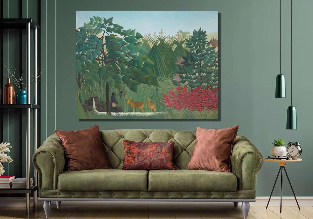Henri Rousseau the Waterfall Art Print,henri Rousseau Canvas Painting ...