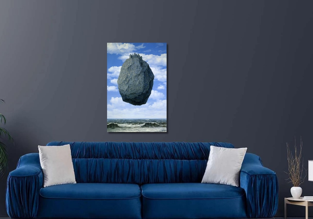 Rene Magritte the Castle of the Pyrenees Art Print, Rene Magritte ...