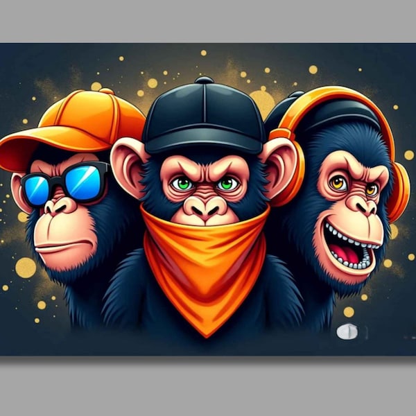 Three Wise Monkeys - Etsy