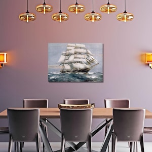Jack Spurling Cutty Sark Clipper Ship Canvas Art Print - Etsy