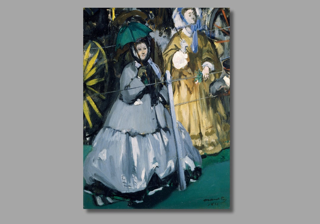 Edouard Manet Women at the Races Art Print, Canvas Print, Edouard Manet ...