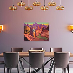 Nicholas Roerich Issa and the Skull of the Giant Art Print, Roerich ...