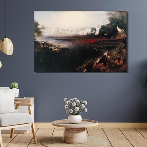 John Martin the Last Judgement Art Print, John Martin Canvas Wall Art ...