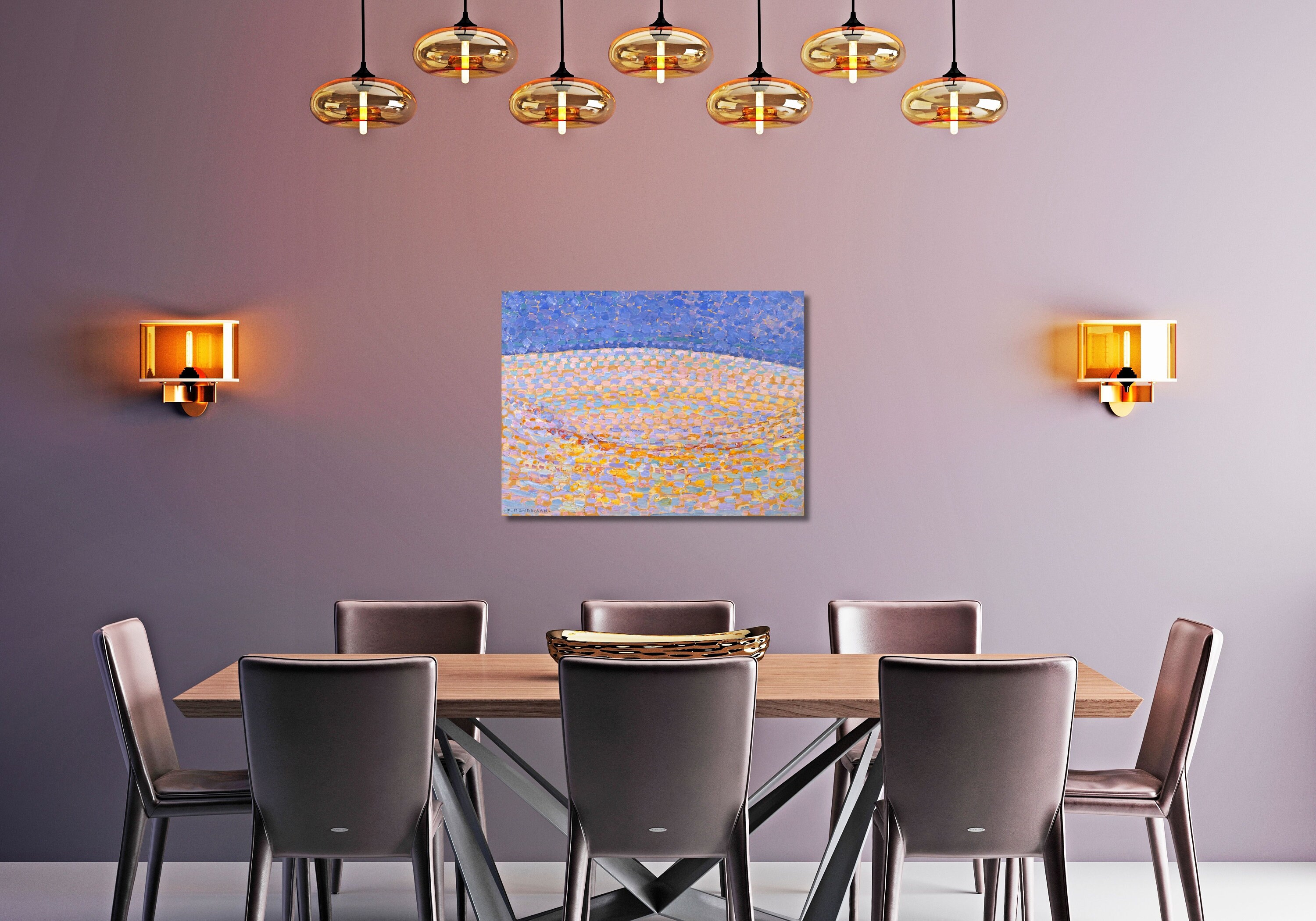 Piet Mondrian Dune III 1909 Art Print, Piet Mondrian Artwork, Canvas ...