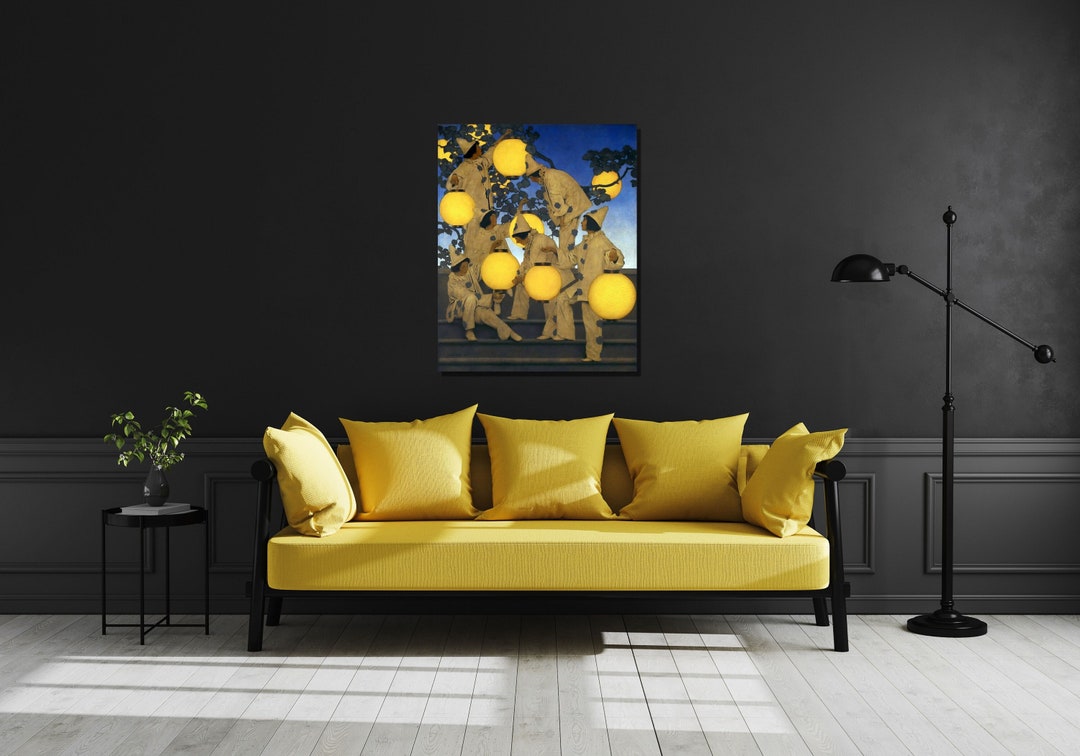 Maxfield Parrish 'the Lantern Bearers' Canvas Art Print, Vintage Wall ...