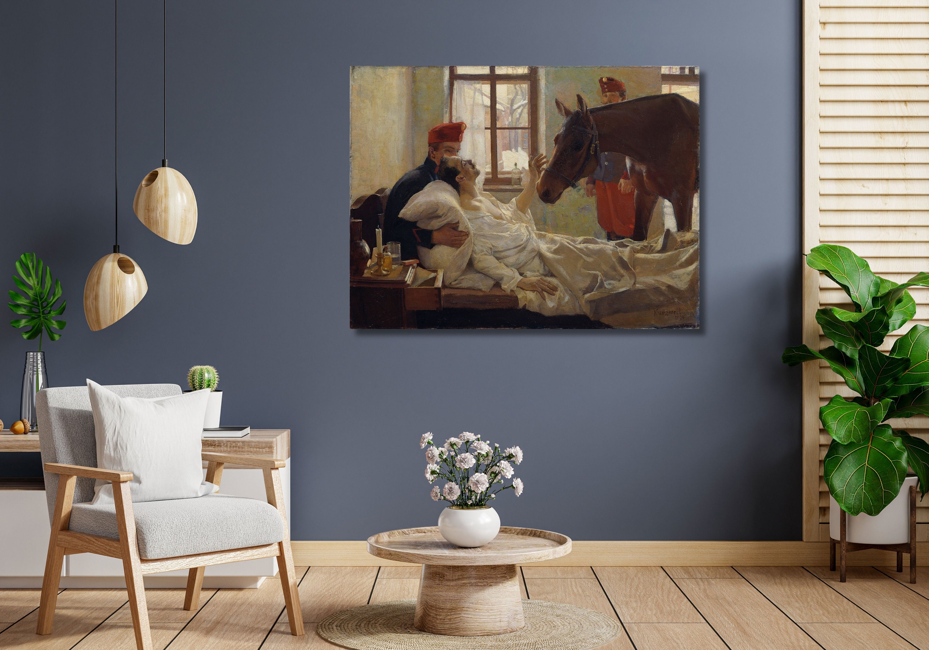 Max Kurzweil A Dear Visitor Art Print, Quality Canvas Print, Max ...