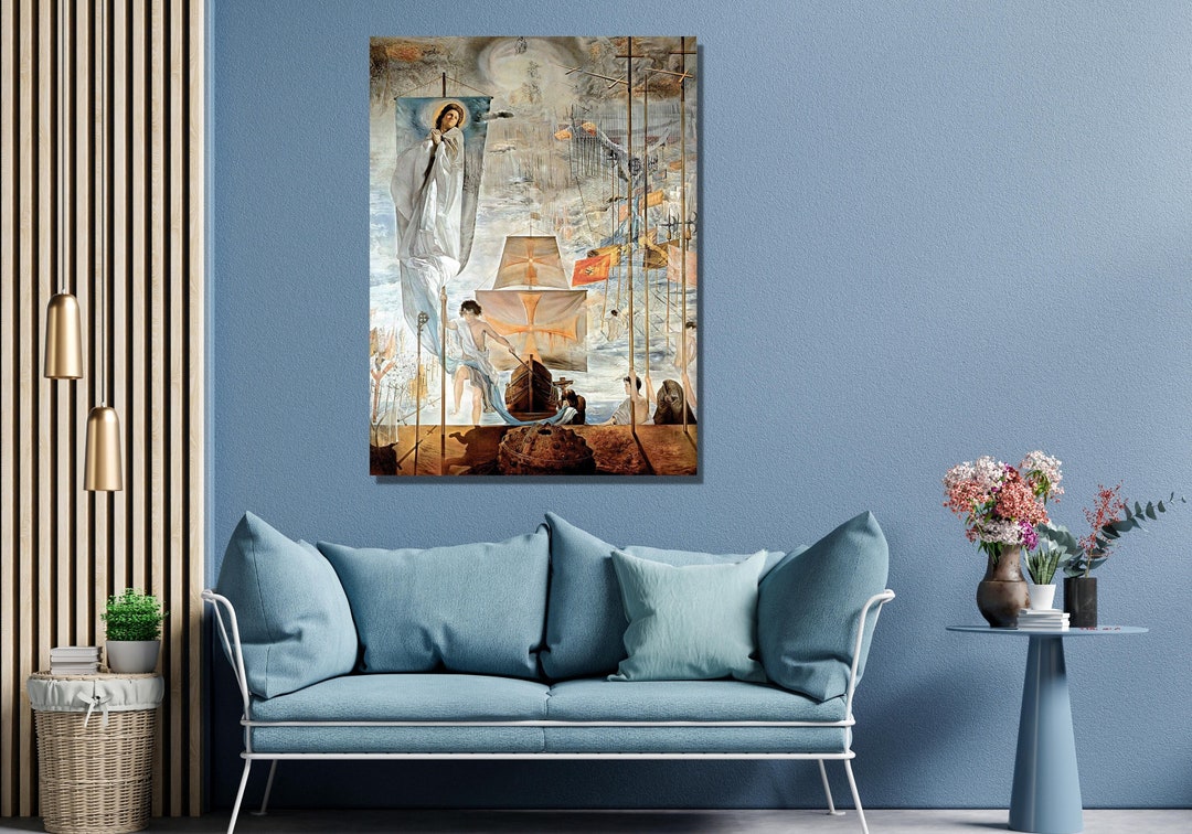 Salvador Dali Canvas Wall Art,salvador Dali the Discovery of America by ...
