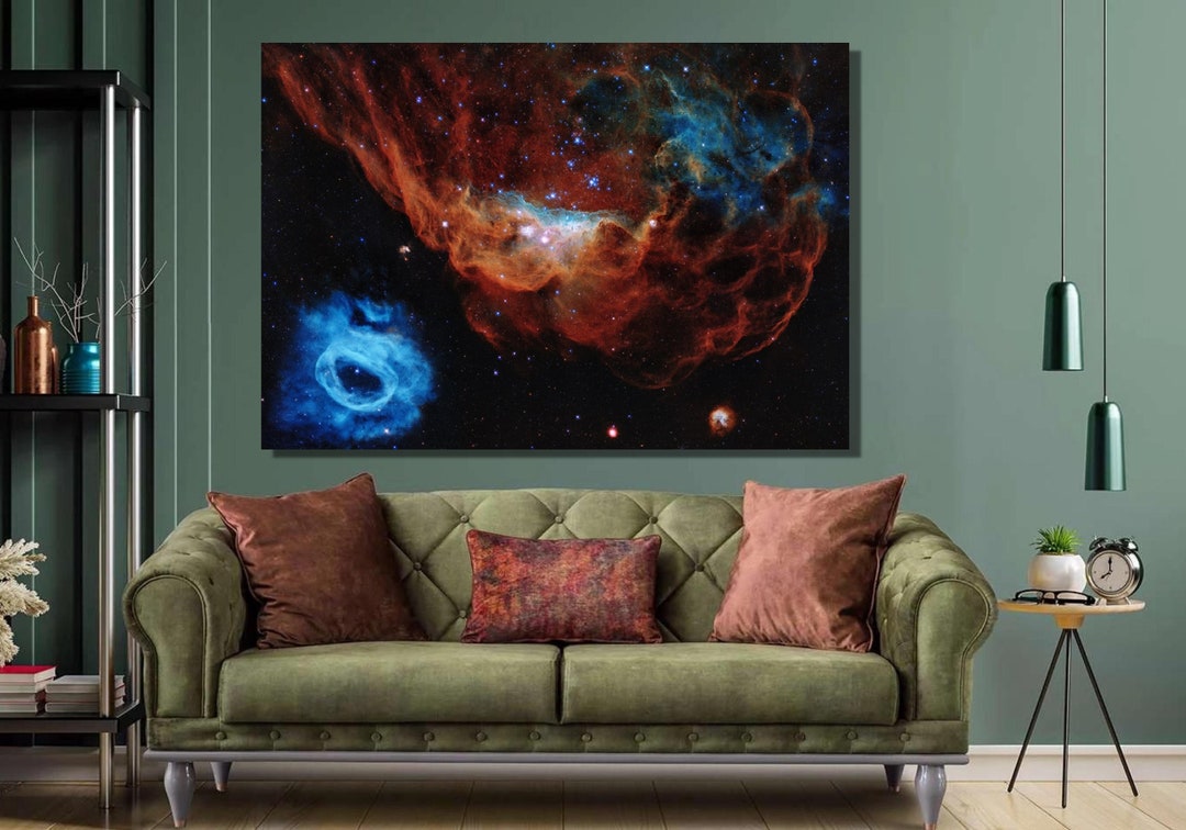 NASA Images Poster, Cosmic Reef Poster,hubble Space Telescope ,galaxy ...
